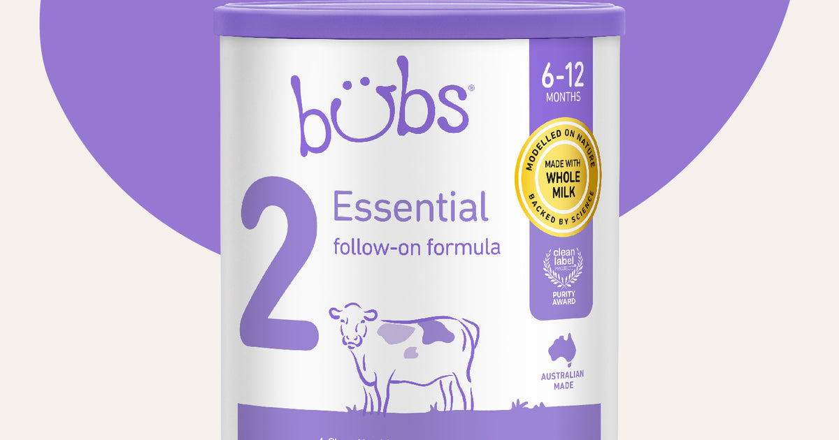 Bubs Essential Cows Milk Follow-on Formula Stage 2 – Bubs Australia