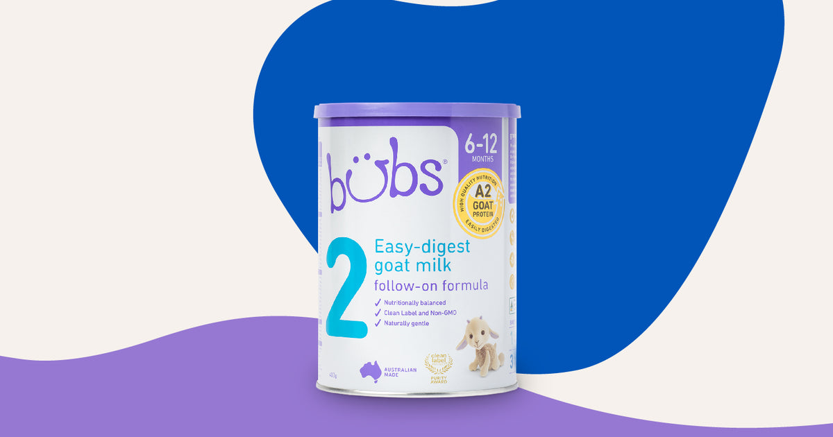Bubs® Easy-digest Goat Milk Follow-on Formula Stage 2 - 400g – Bubs ...