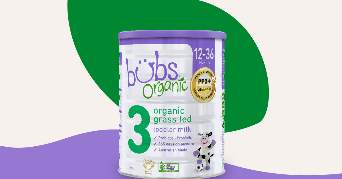Bubs Organic® Grass Fed Toddler Milk Stage 3 – Bubs Australia