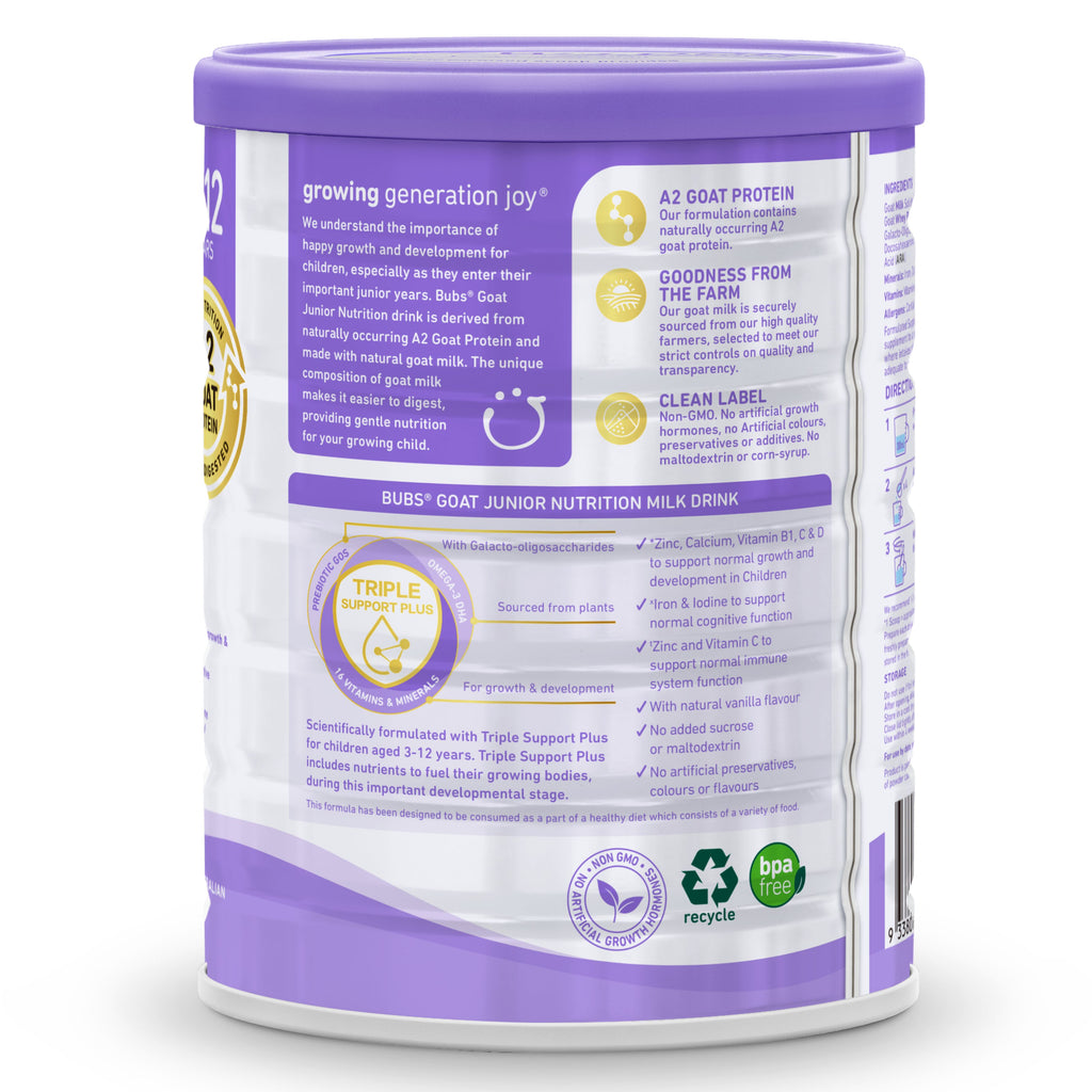 Bubs® Goat Milk Junior Nutrition Drink Stage 4 – Bubs Australia