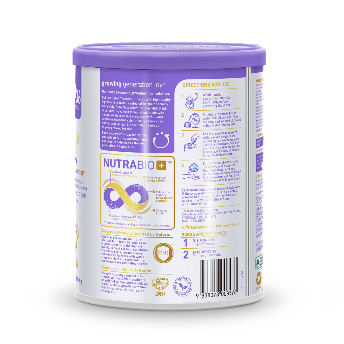 Bubs Supreme™ Toddler Drink Stage 3 – Bubs Australia